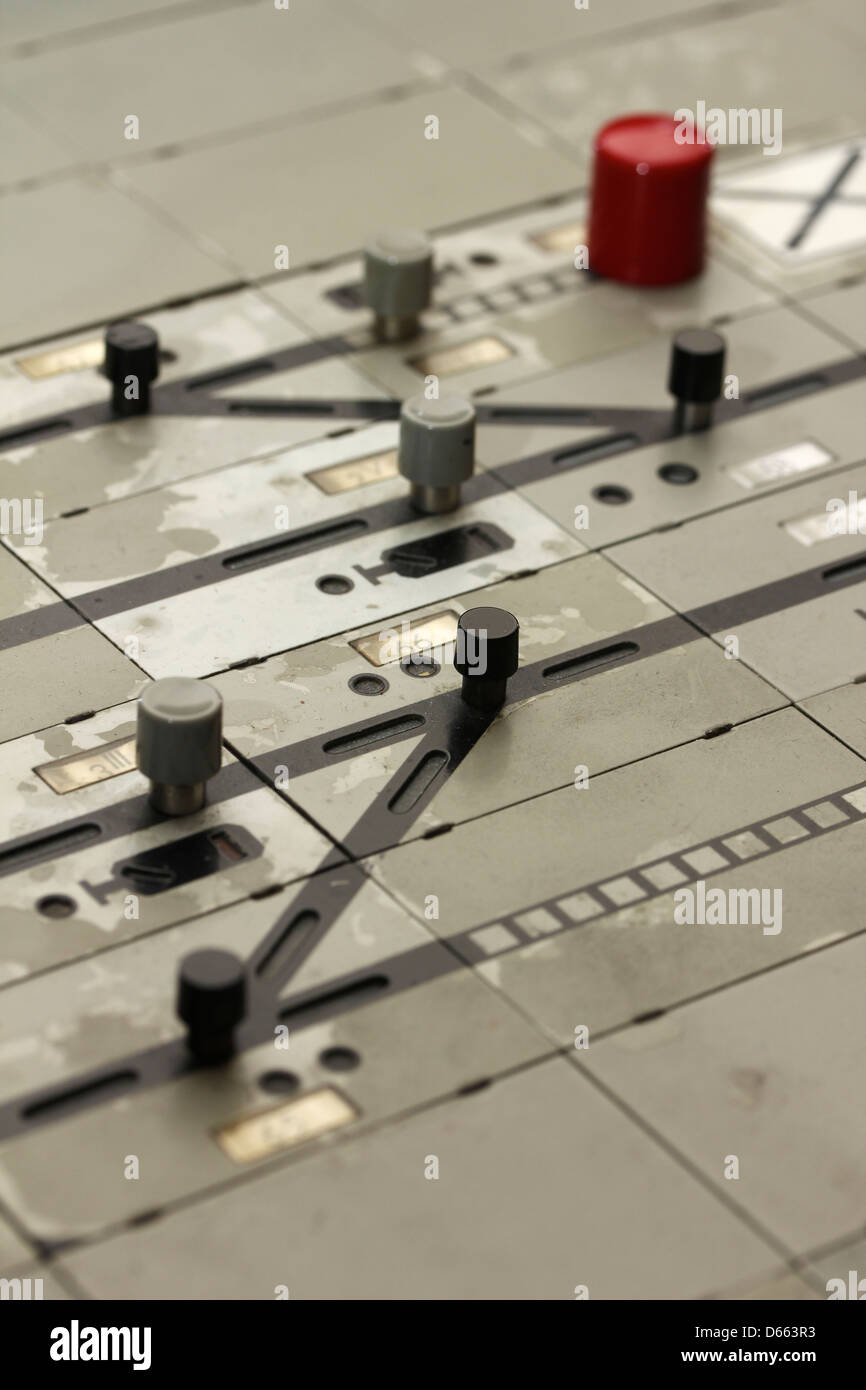 german train station control system Stock Photo - Alamy