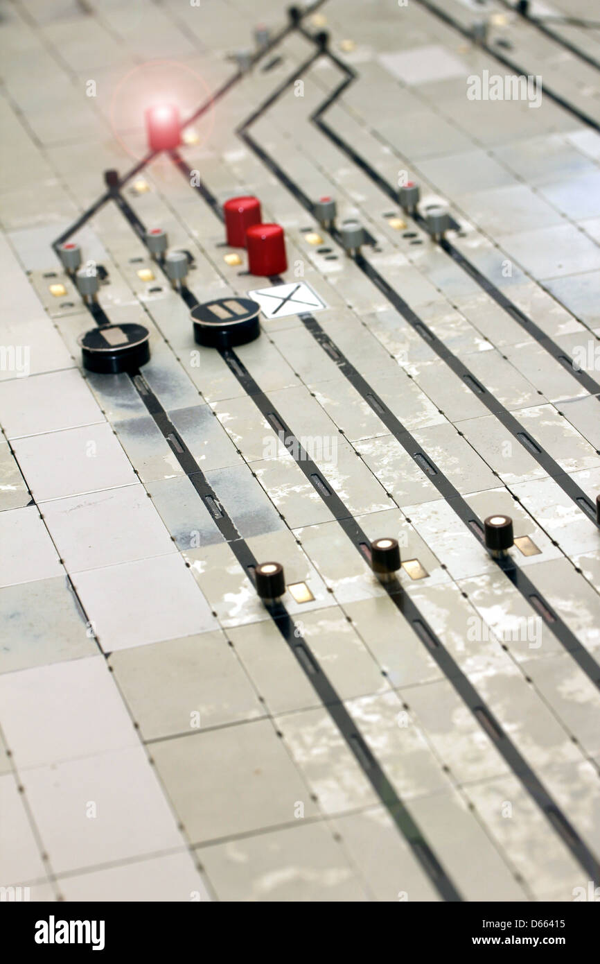 german train station control system Stock Photo - Alamy