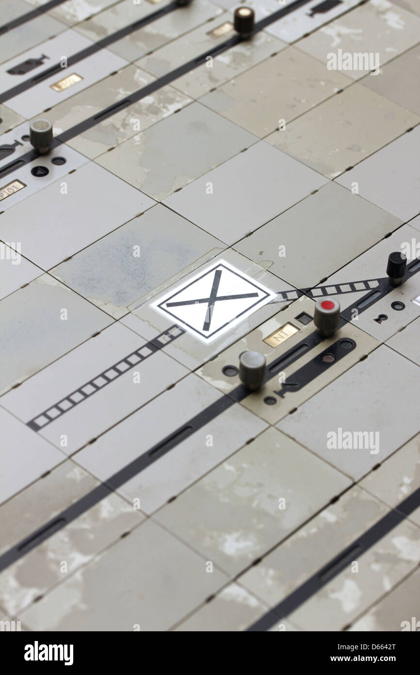 german train station control system Stock Photo - Alamy