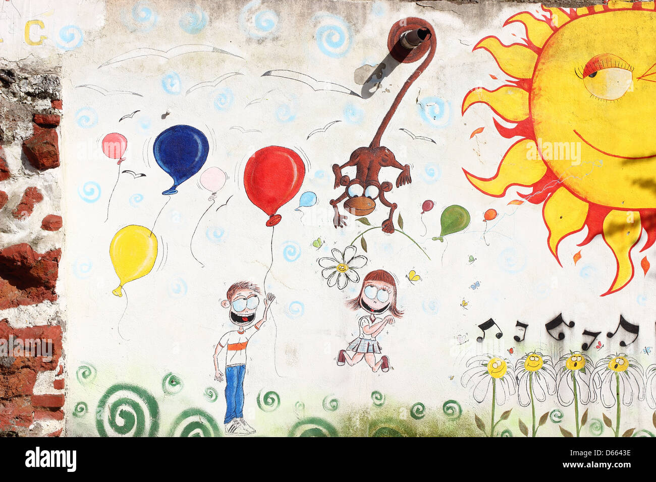 Music note graffiti hi-res stock photography and images - Alamy