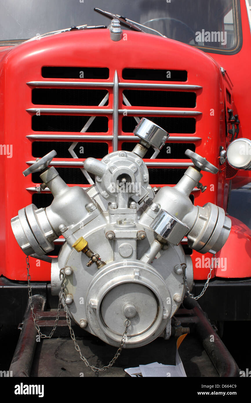 Vintage fire engine pump equipment hi-res stock photography and images ...