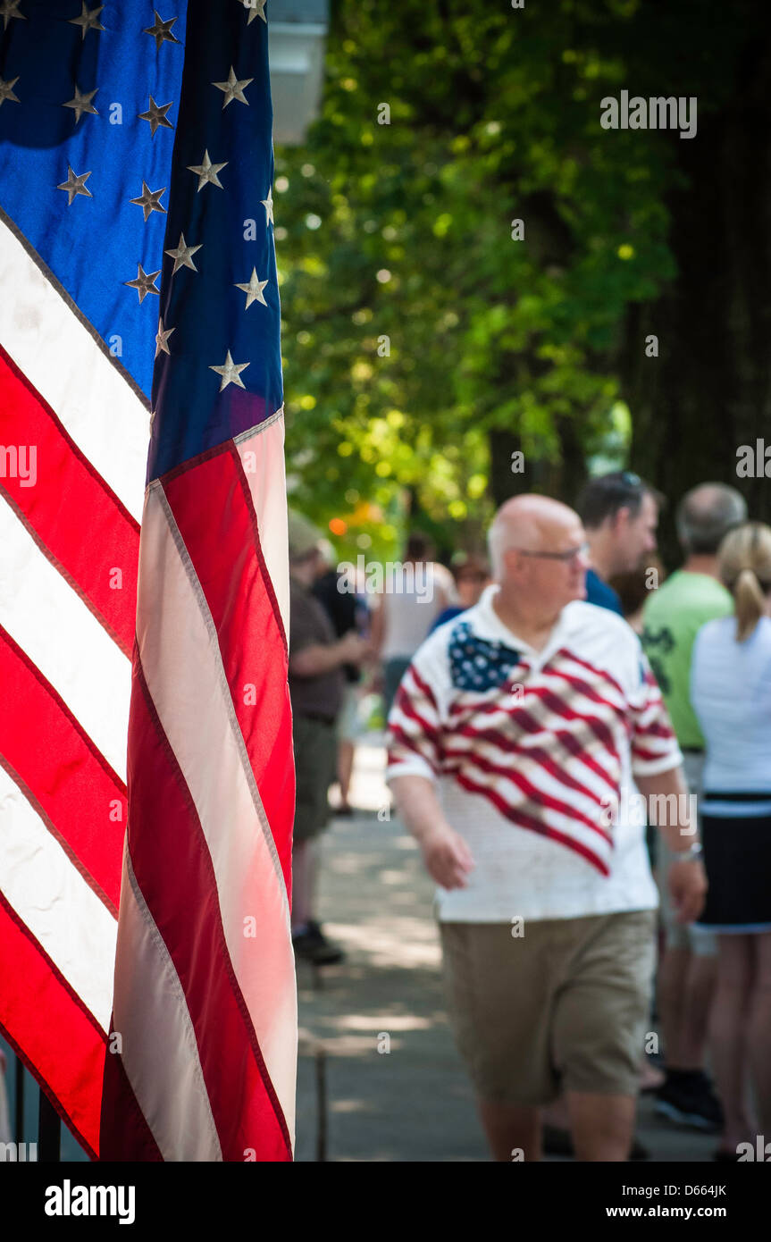 4th of July parade small town Stock Photo - Alamy