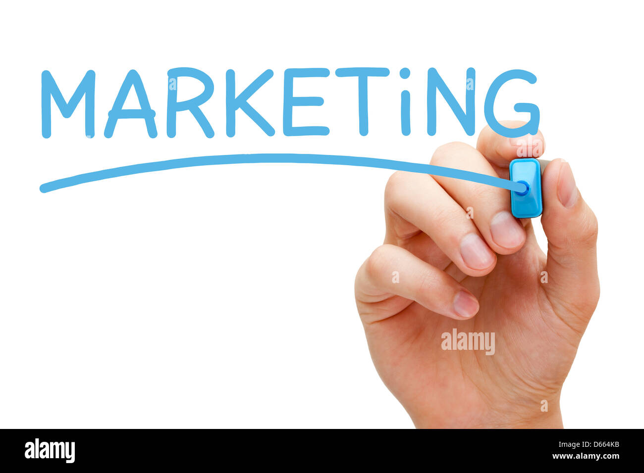 Marketing word showing advertising Cut Out Stock Images & Pictures - Alamy
