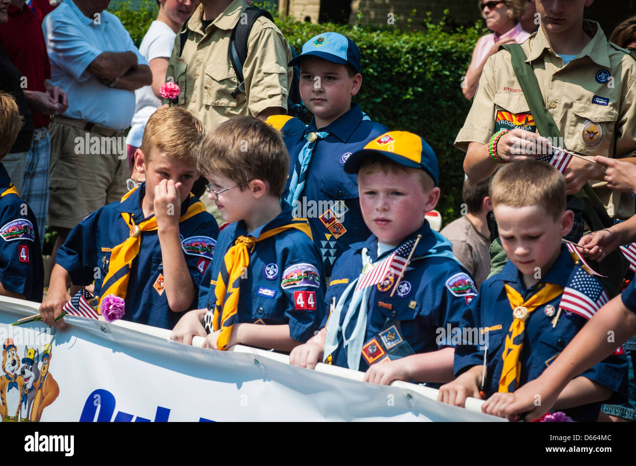 4th of July parade small town Stock Photo - Alamy