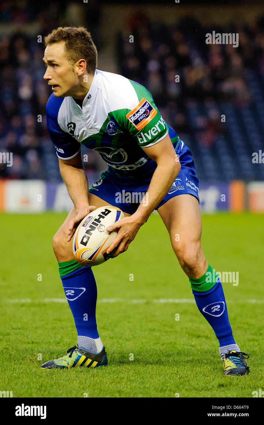 Edinburgh, Scotland, UK. Friday 12th April 2013. Dan Parks in action ...