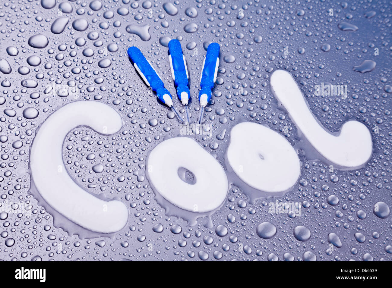 cool and clean concept with colorful toothbrushes Stock Photo - Alamy