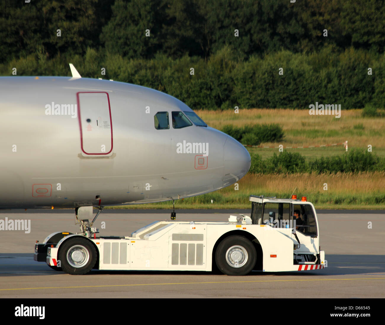 plain towing vehicle Stock Photo - Alamy
