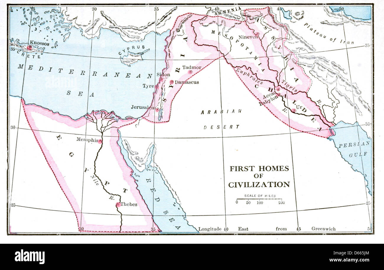 This 1922 historical text surveys the earliest human civilizations from ...
