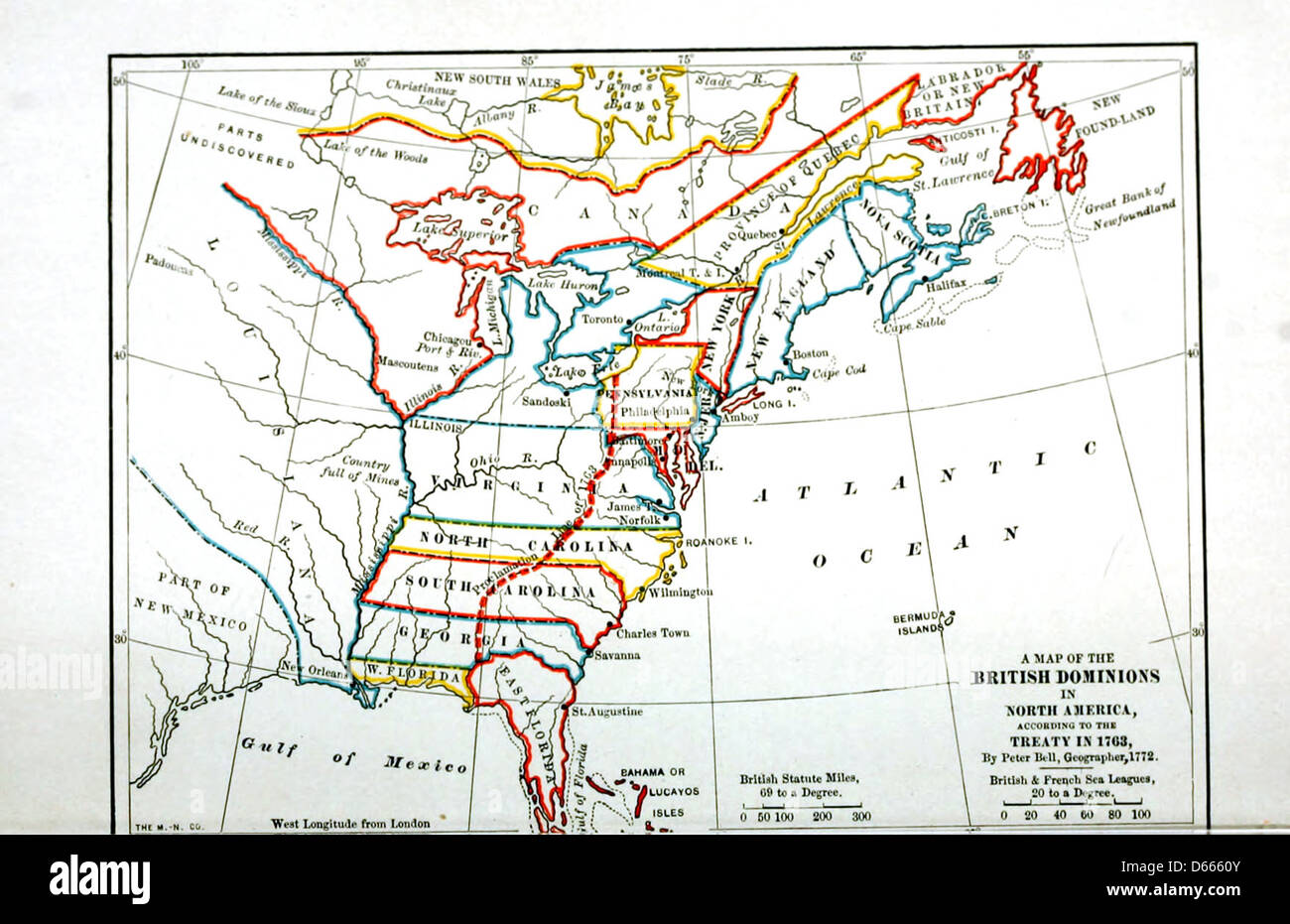 An illustration from a 1900 school textbook depicting a map of the ...