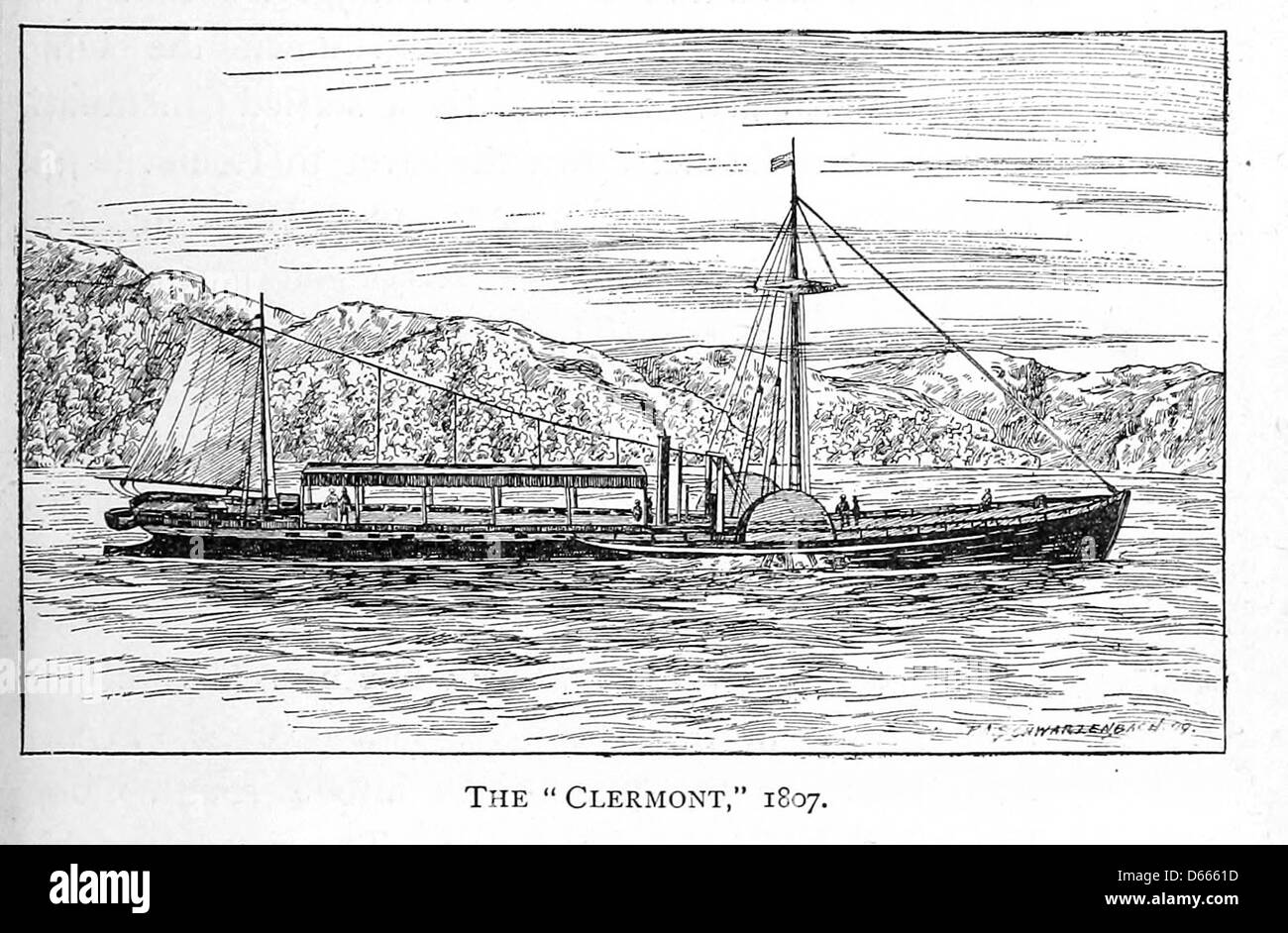 This 1900 educational publication includes a section on the 1807 ...