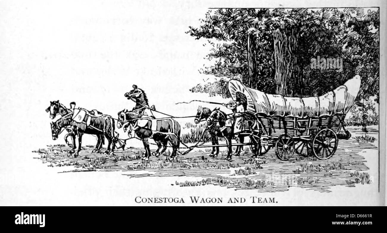 An illustration from 'A Short History of the United States' (1900 ...