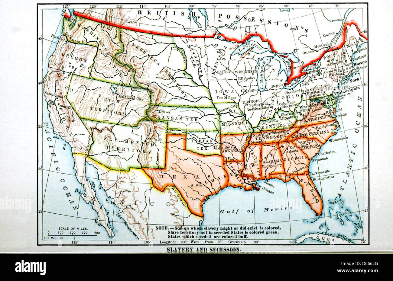 An illustration from 'A Short History of the United States' (1900 ...
