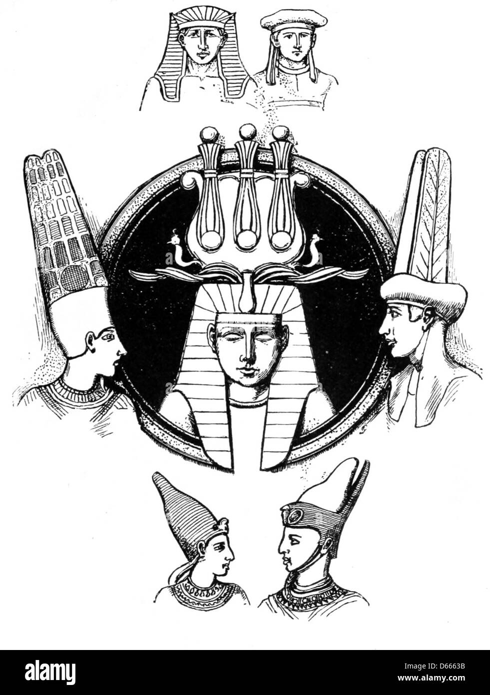 Head headwear Black and White Stock Photos & Images - Alamy