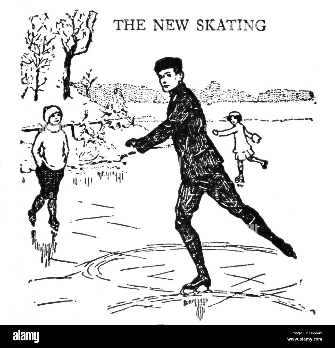 A 1912 guide to ice skating, offering instructions and tips for ...