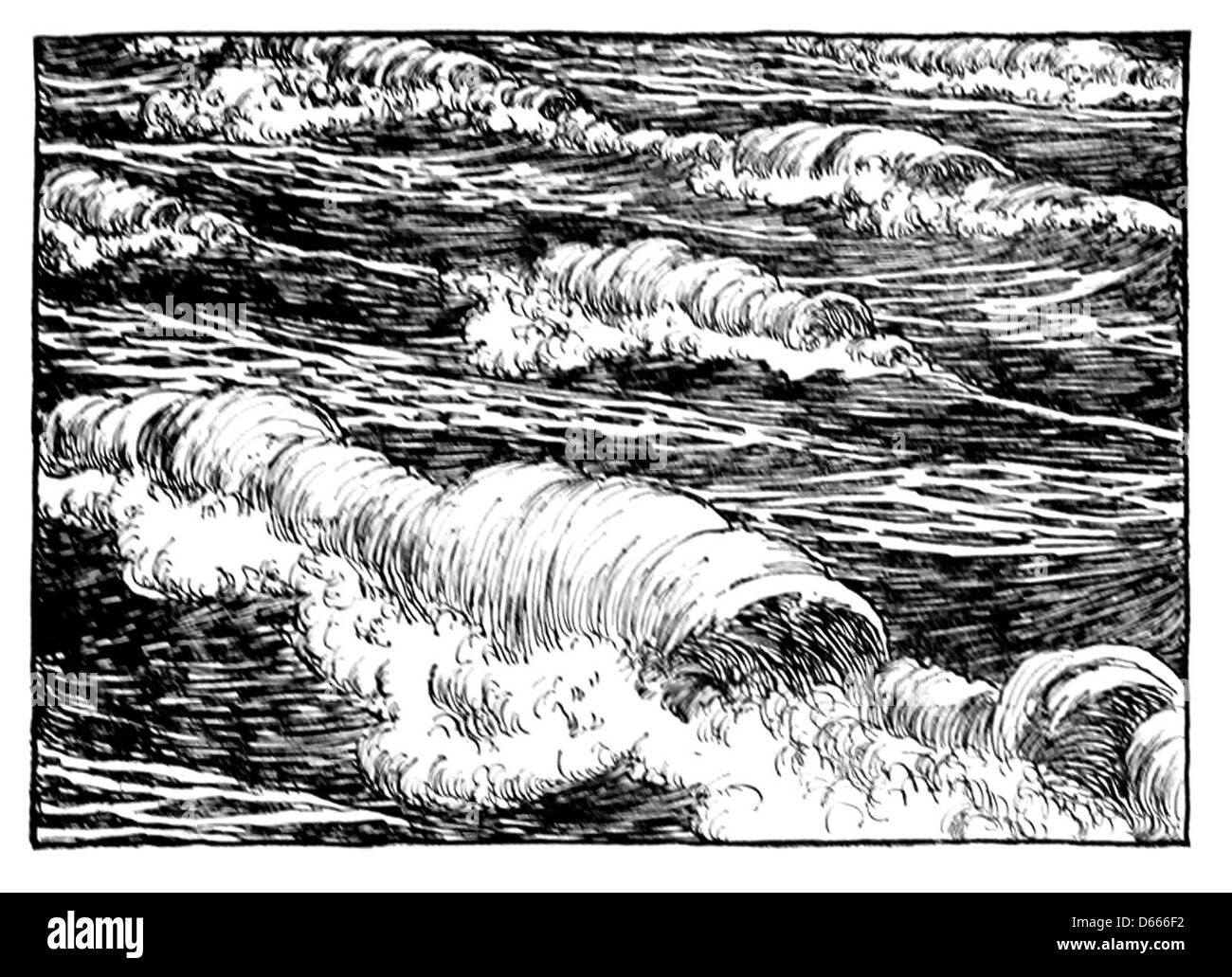 Image from book ocean Cut Out Stock Images & Pictures - Alamy