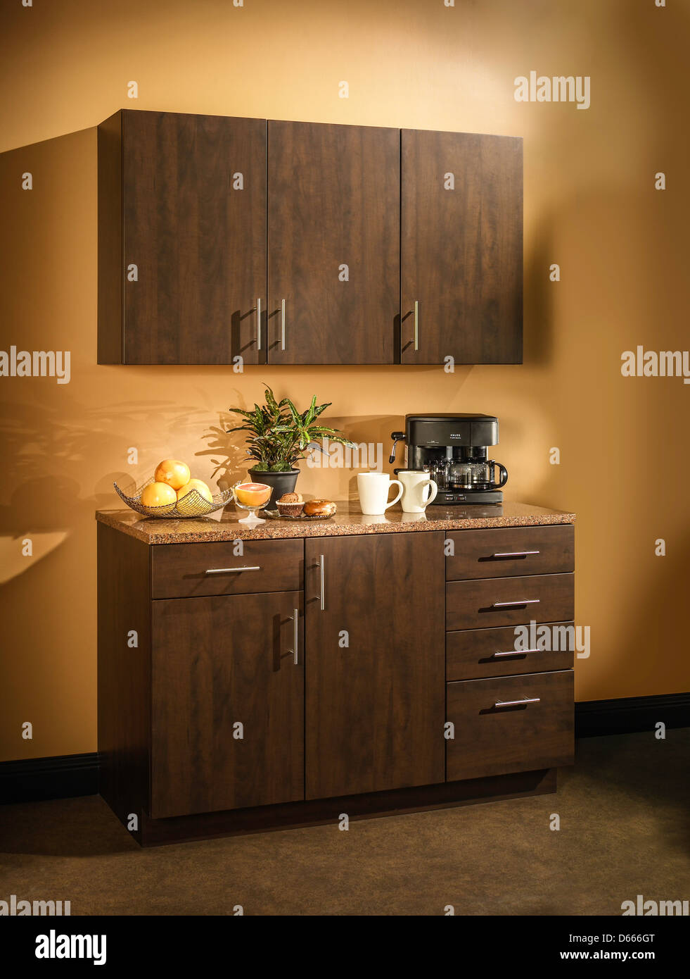 architectural interior kitchen cabinets Stock Photo - Alamy