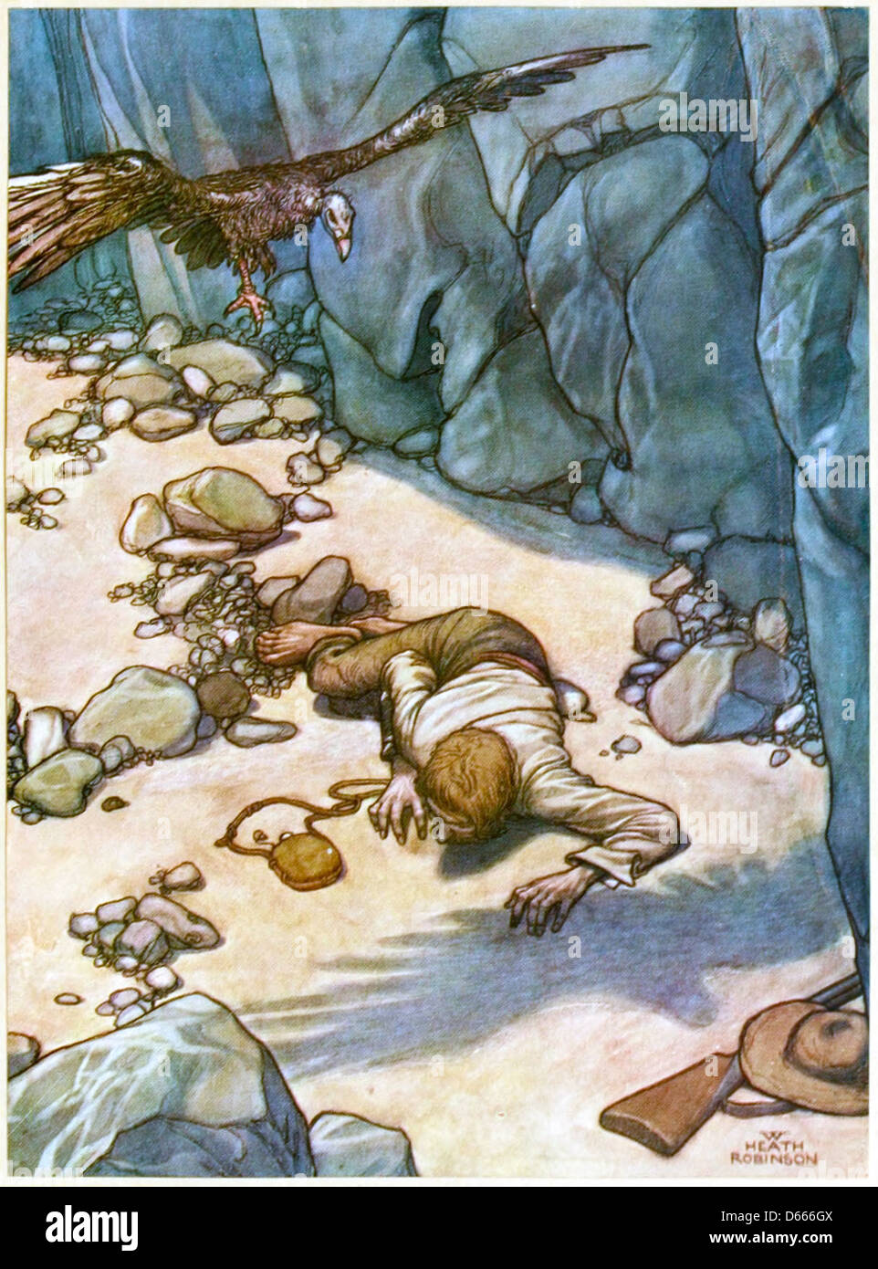 An illustration from Rudyard Kipling's 1909 work *A Song of the English ...