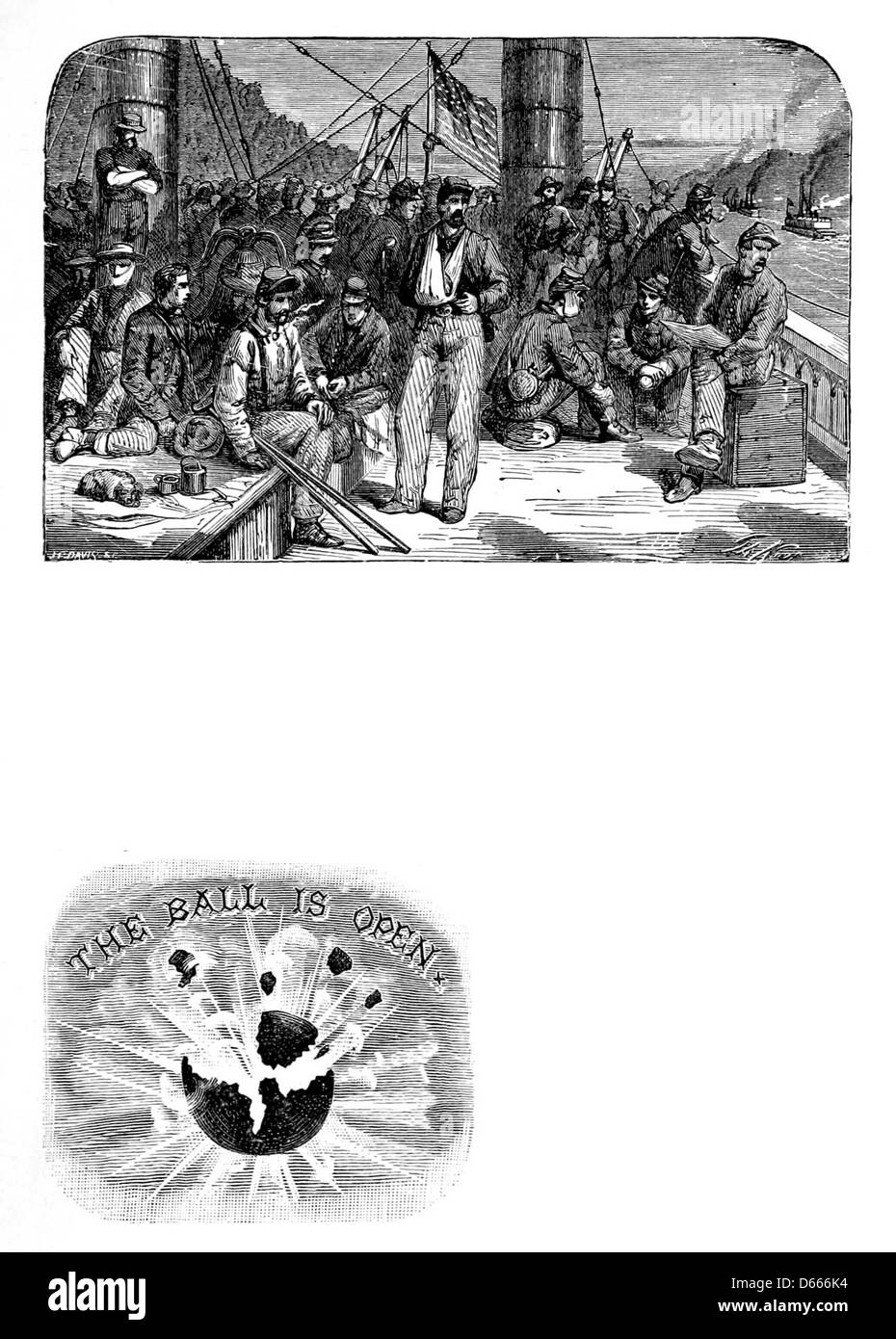 This 1885 photograph is inspired by Osborn H. Oldroyd’s account of the ...