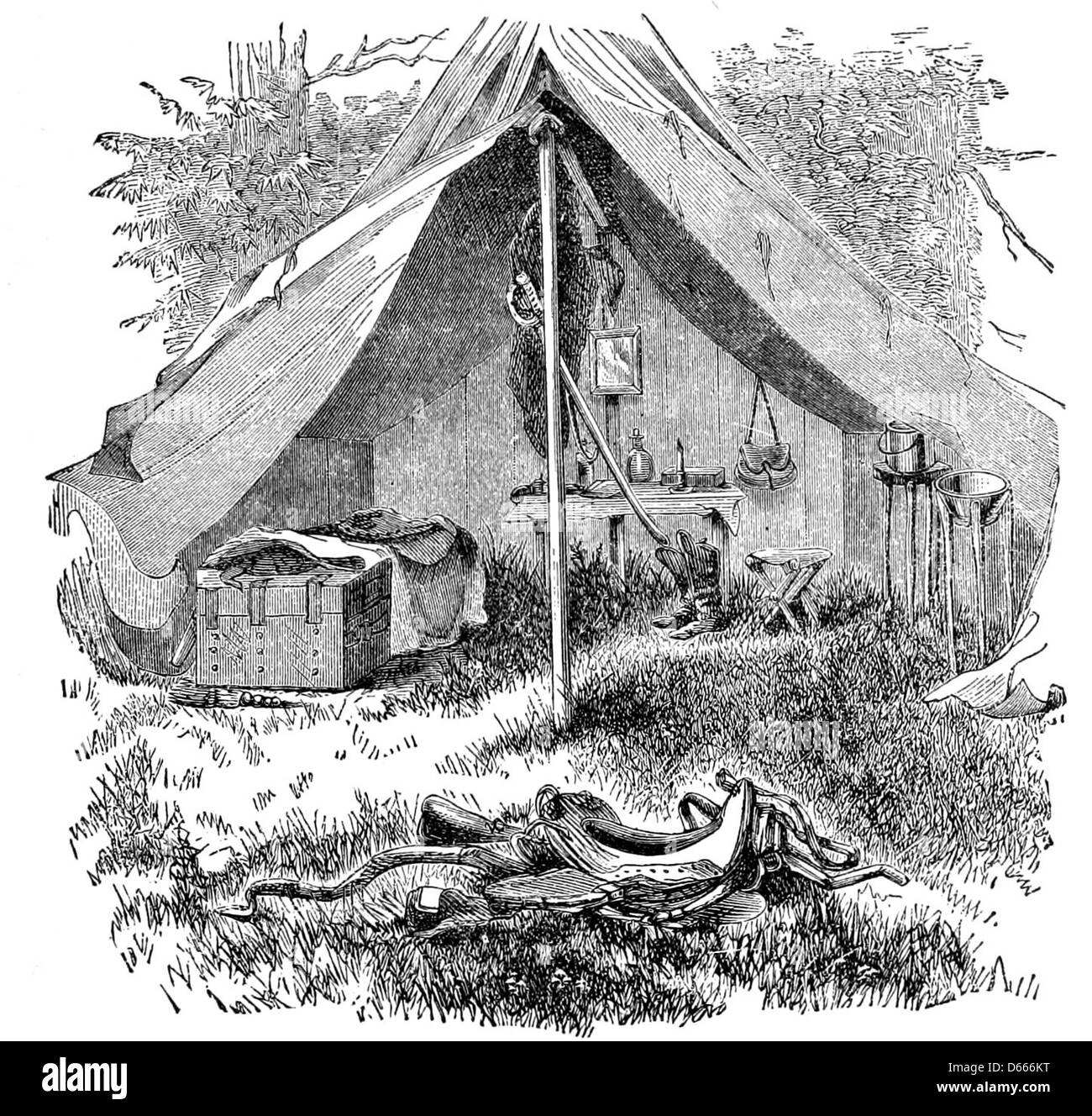 Civil war camp life hi-res stock photography and images - Alamy