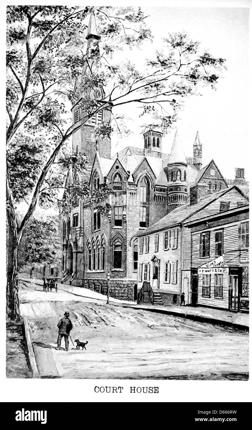 This 1888 photograph provides views of Providence, Rhode Island ...