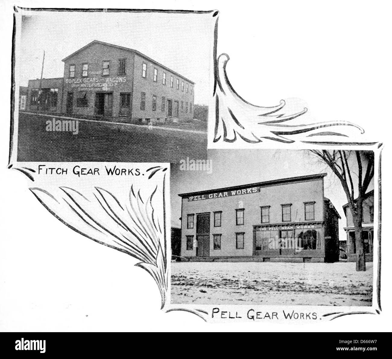 This 1894 image features the industrial sites in Rome, New York ...