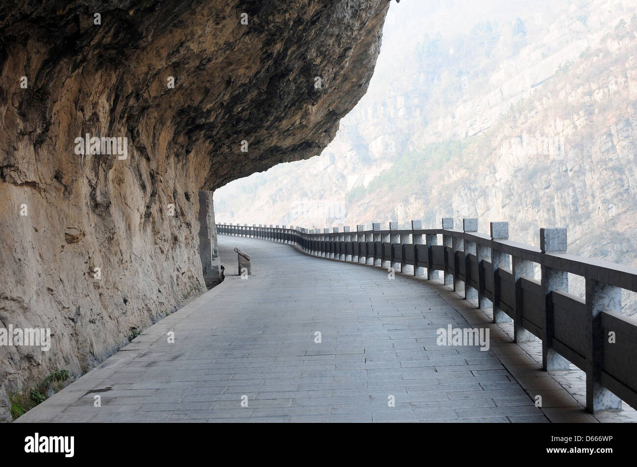 Highway Overpass Bridge Expressway Valley Mountain Way China Chinese