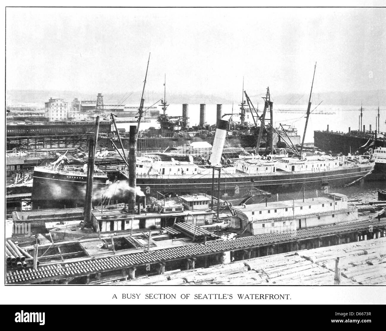 Seattles must see Black and White Stock Photos & Images - Alamy