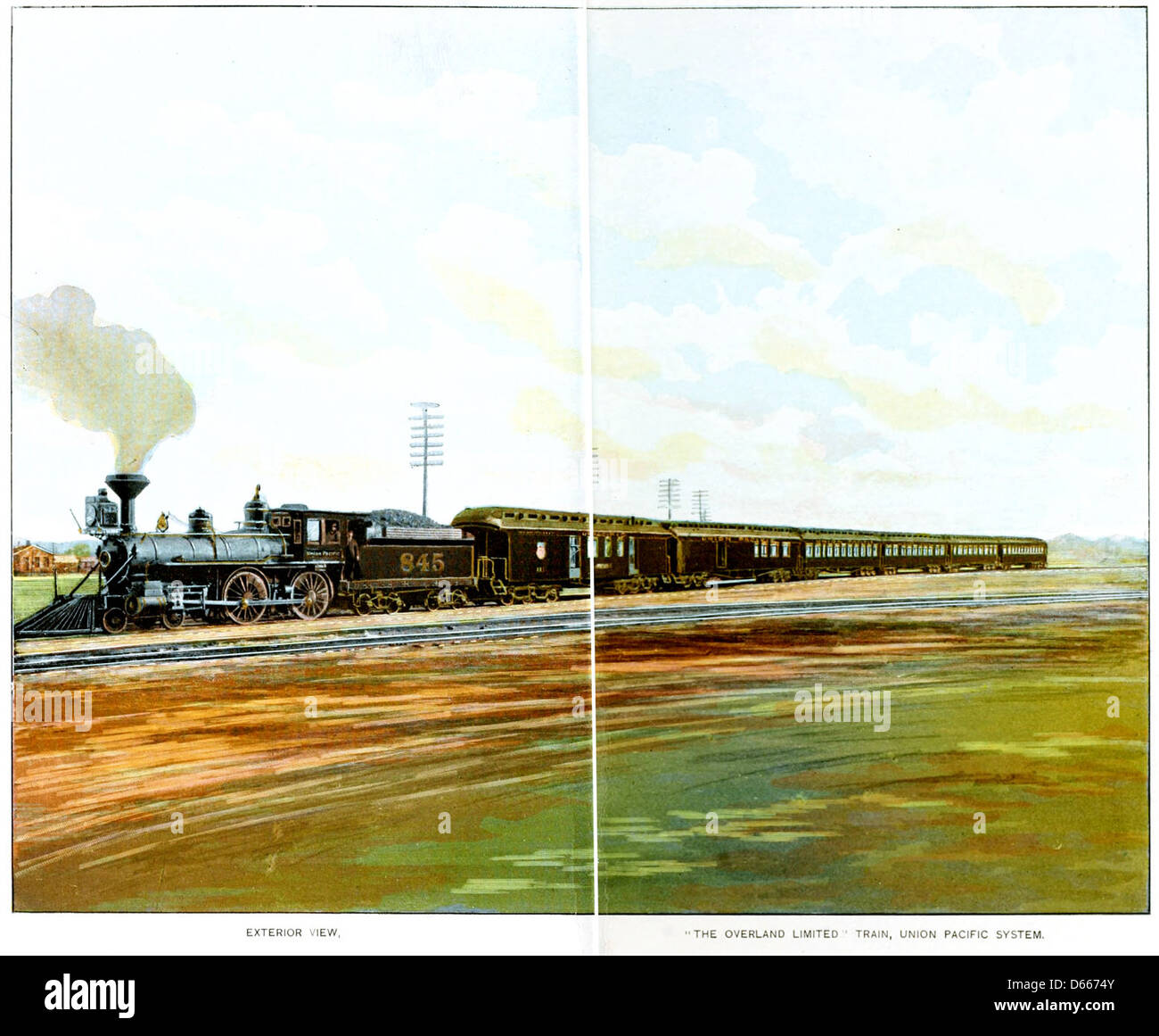 The overland train a hi-res stock photography and images - Alamy