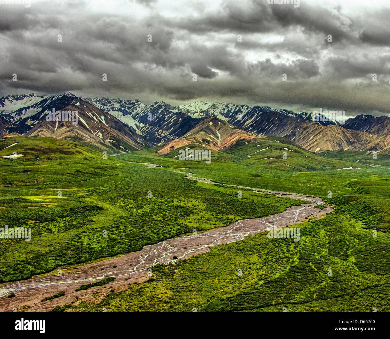 June 27, 2012 - Denali Borough, Alaska, US - A high point of the 91 ...