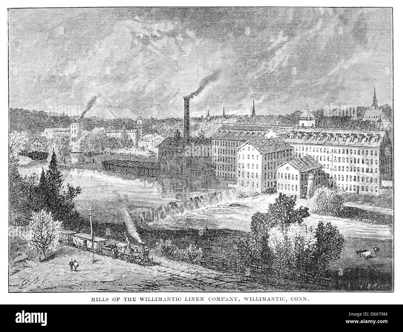 A spool of thread & how it is made (1879 Stock Photo - Alamy