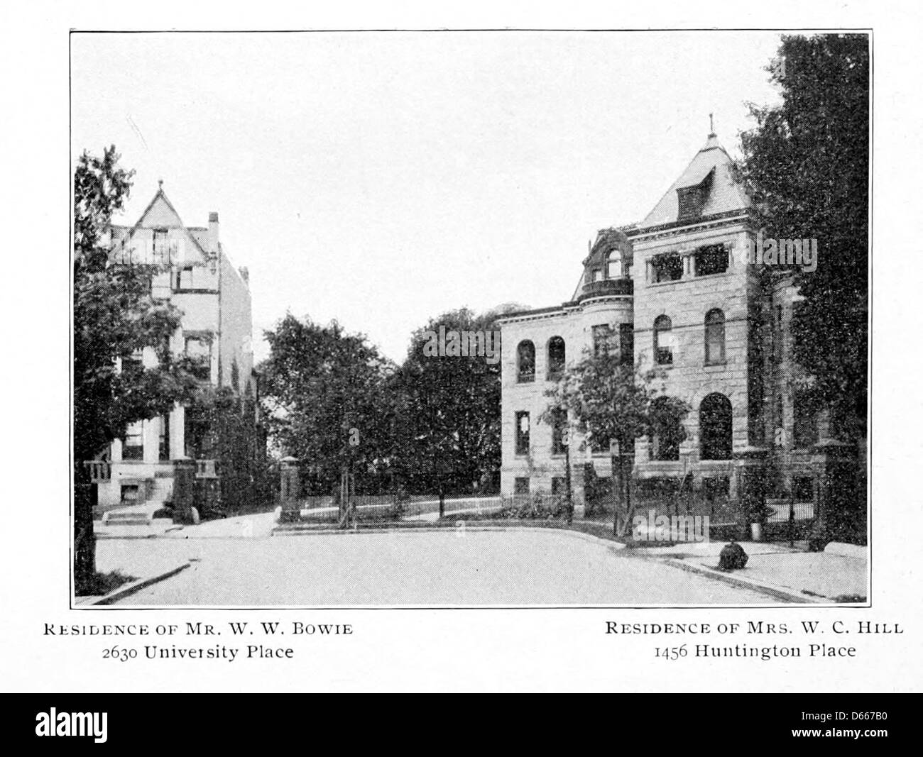 Statement advantages beautiful columbia heights hi-res stock ...