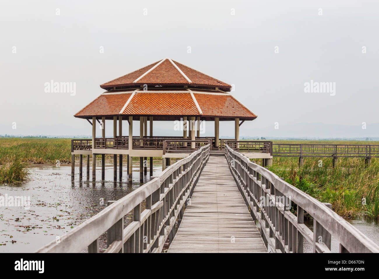 Wood Bridge at Sam-Roy-Yod Nation park ,Prachuapkhirikhan Province ...