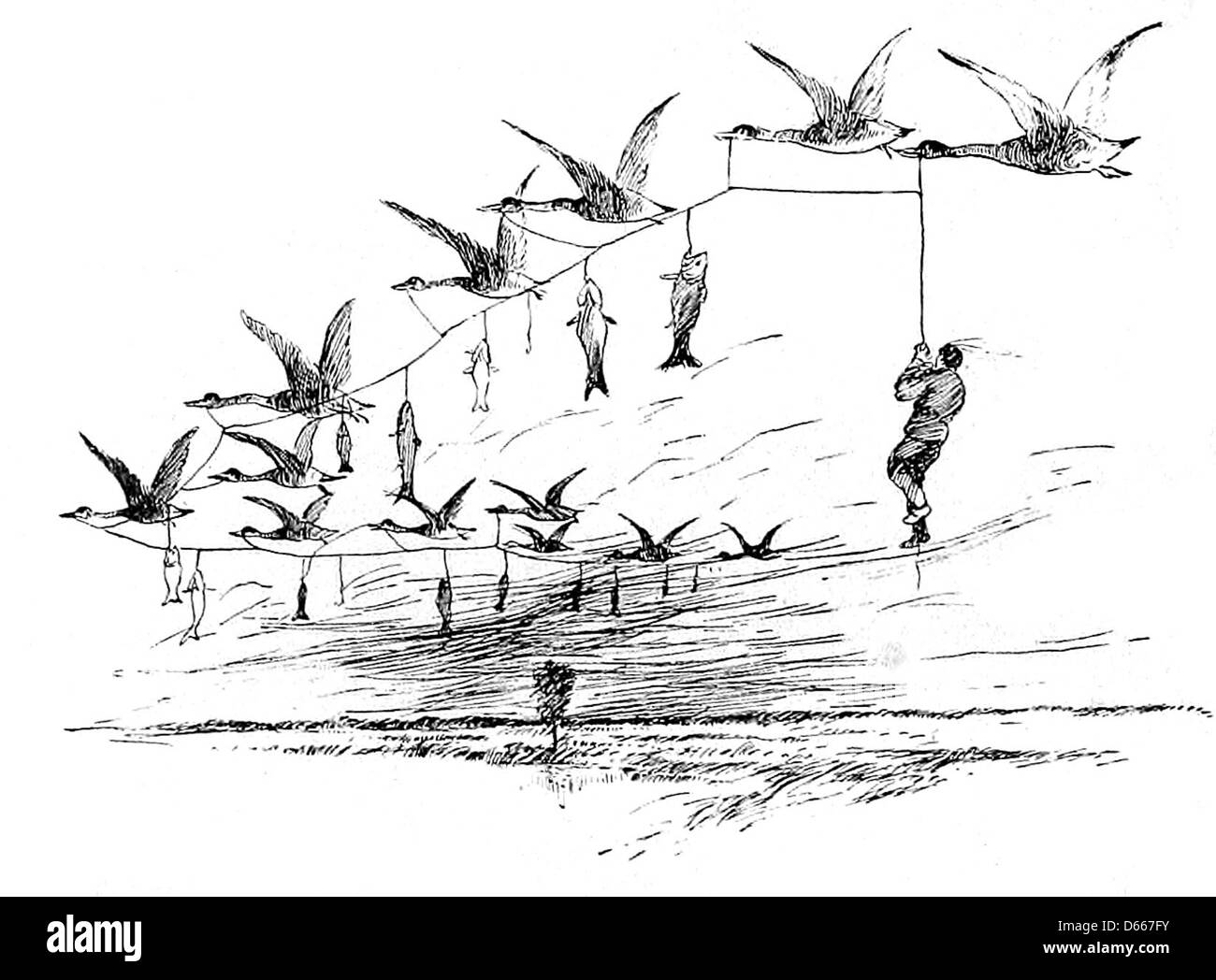 Time migration Cut Out Stock Images & Pictures - Alamy