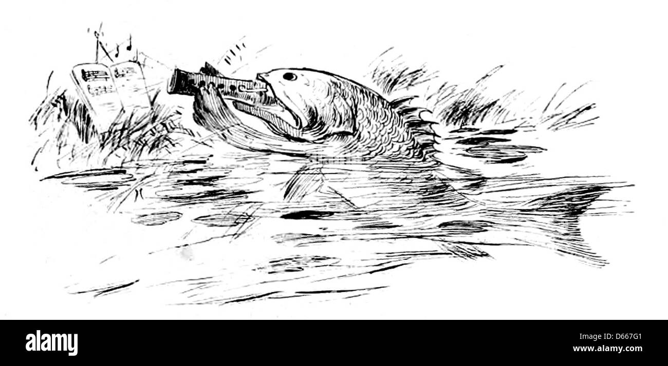 Imagination fish Black and White Stock Photos & Images - Alamy