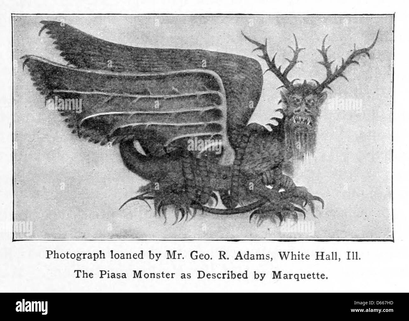 Native american monster illustrations hi-res stock photography and ...