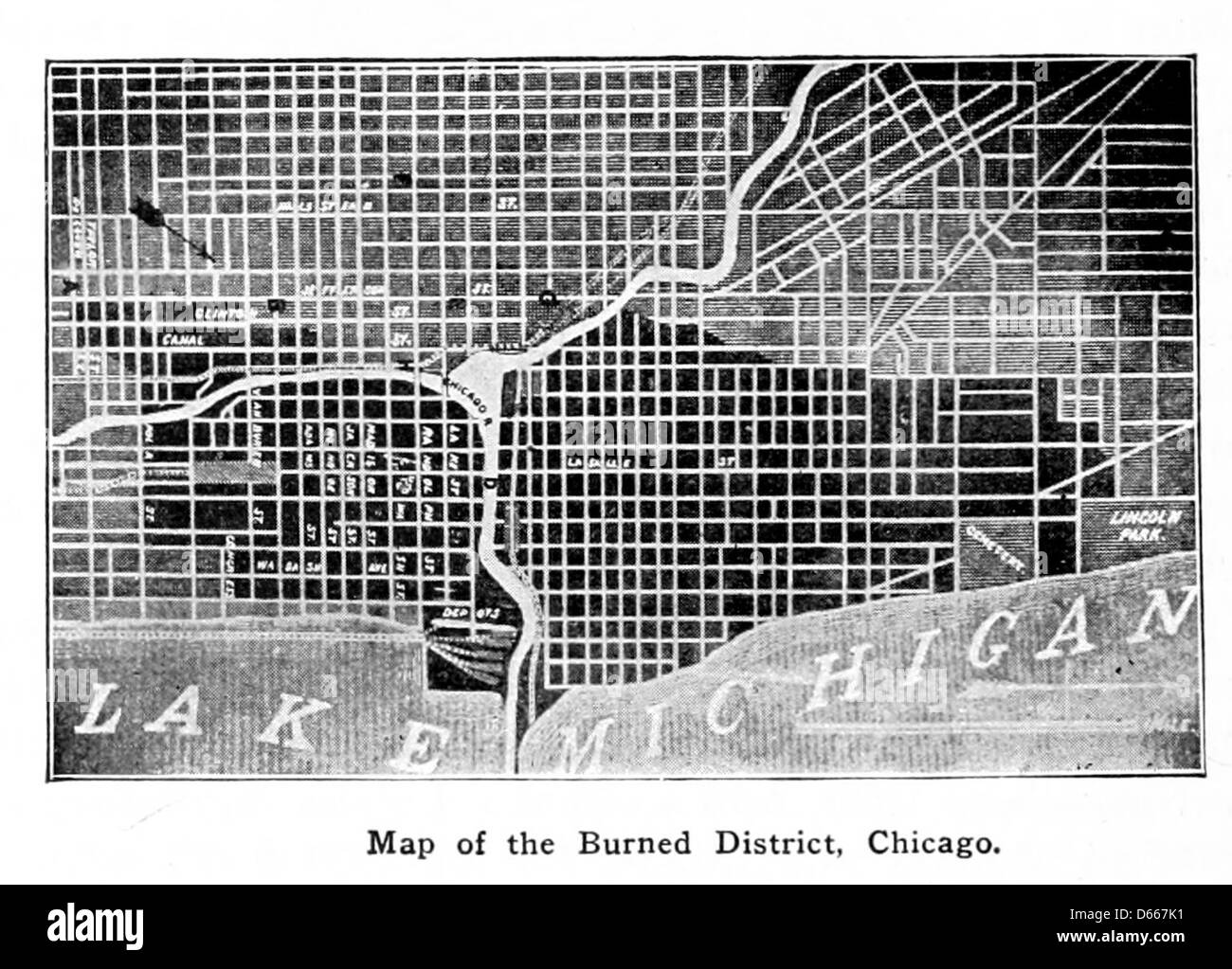 This 1917 historical map from 'A Student's History of Illinois' shows ...
