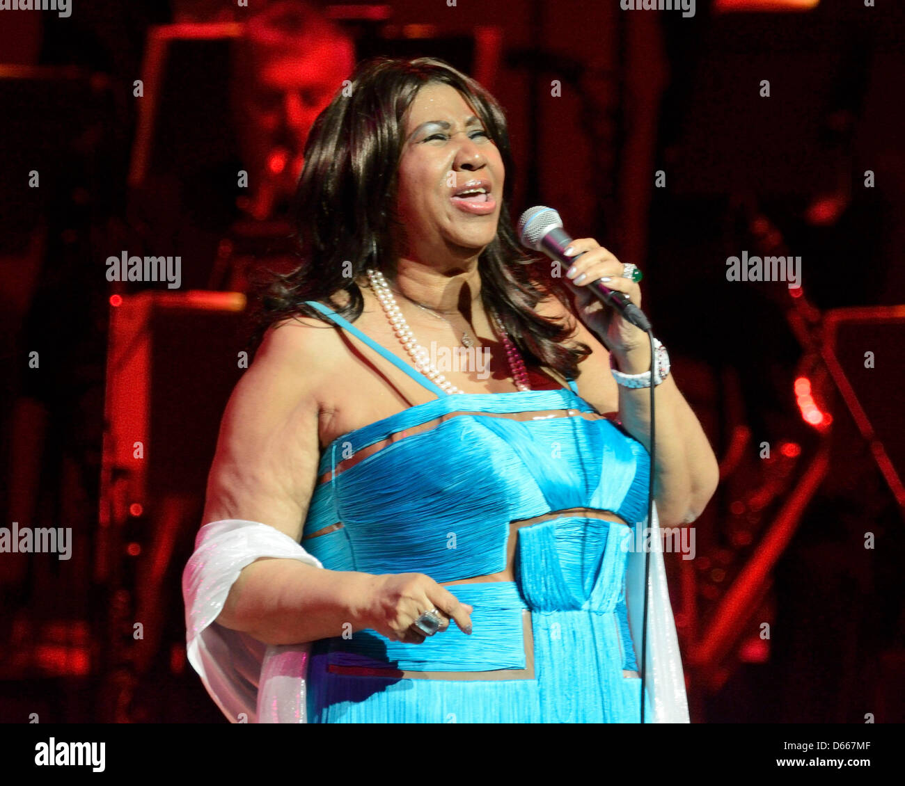 Toronto, Canada. April 12, 2013. Queen of Soul, Aretha Franklin ...