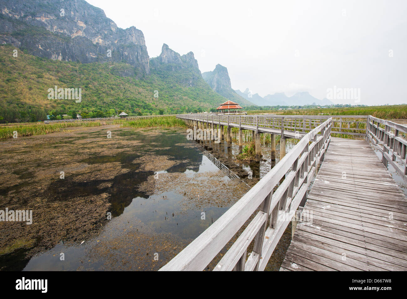 Asia bridge wood hi-res stock photography and images - Alamy