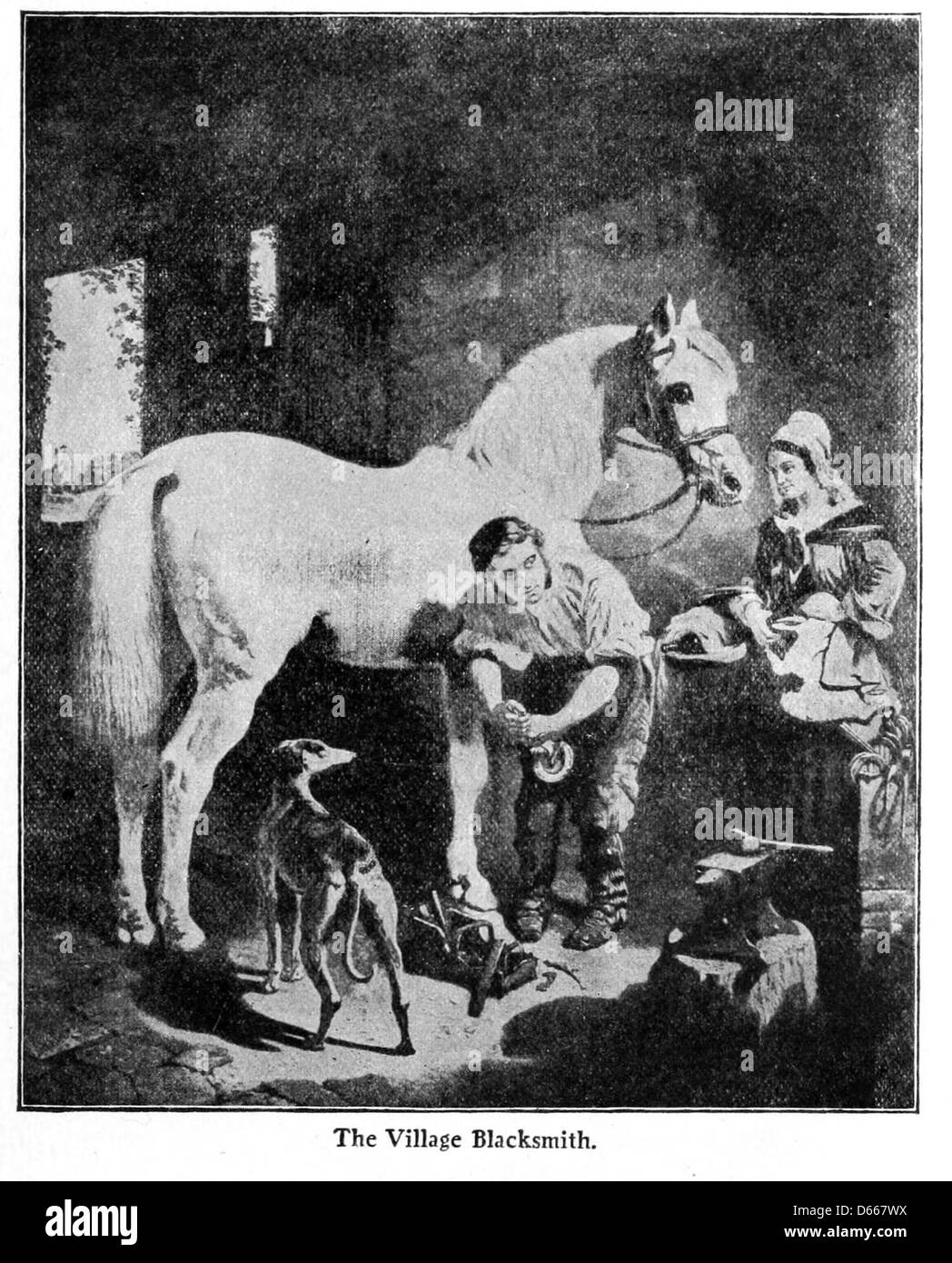 An image from 'A Study of the Children's Poet' (1904), focused on the ...