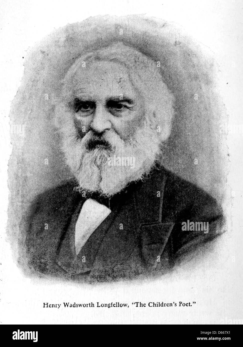 An image from the 1904 book 'A Study of the Children's Poet,' featuring ...