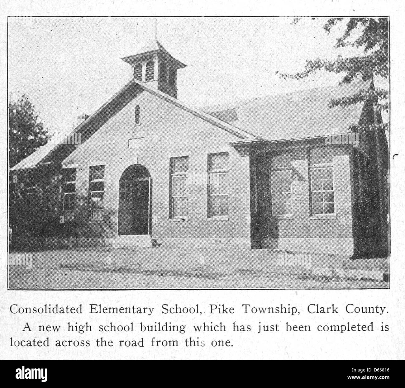 This image is from a 1920 study on rural school conditions in Ohio ...