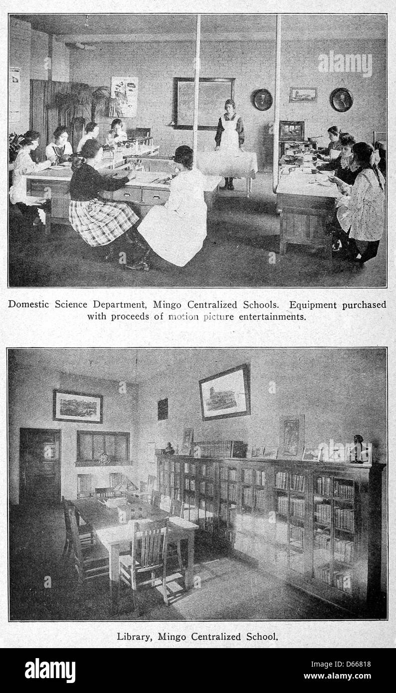 Domestic school 1920 hi-res stock photography and images - Alamy
