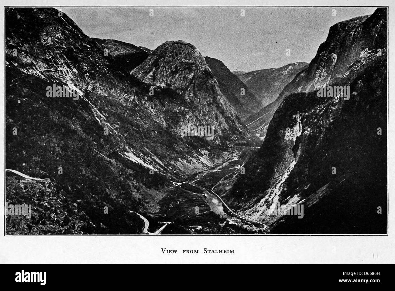 A 1922 photograph from a trip to Scandinavia, showing a breathtaking ...