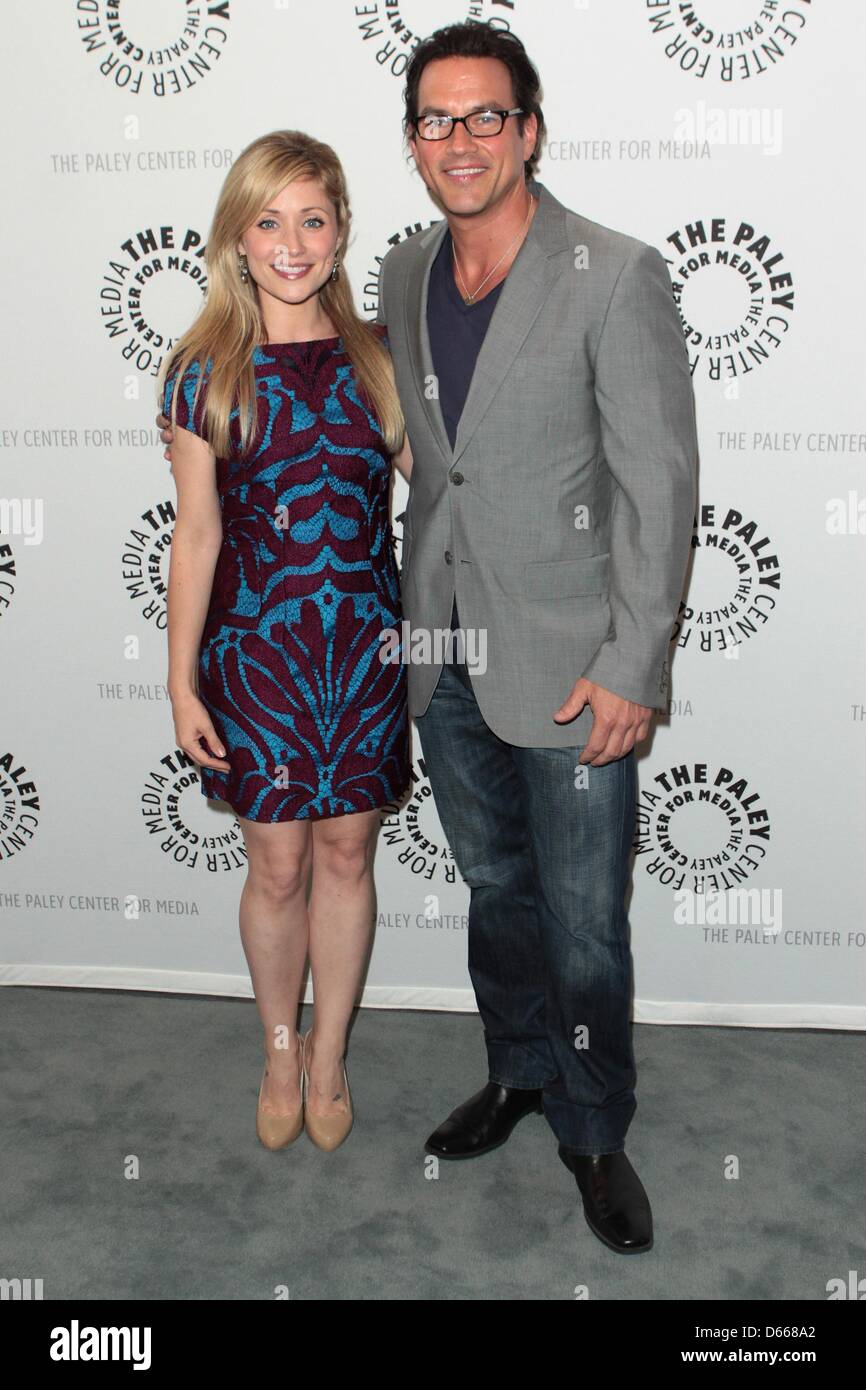 Los Angeles, California, U.S. April 12, 2013. Emme Rylan, Tyler ...