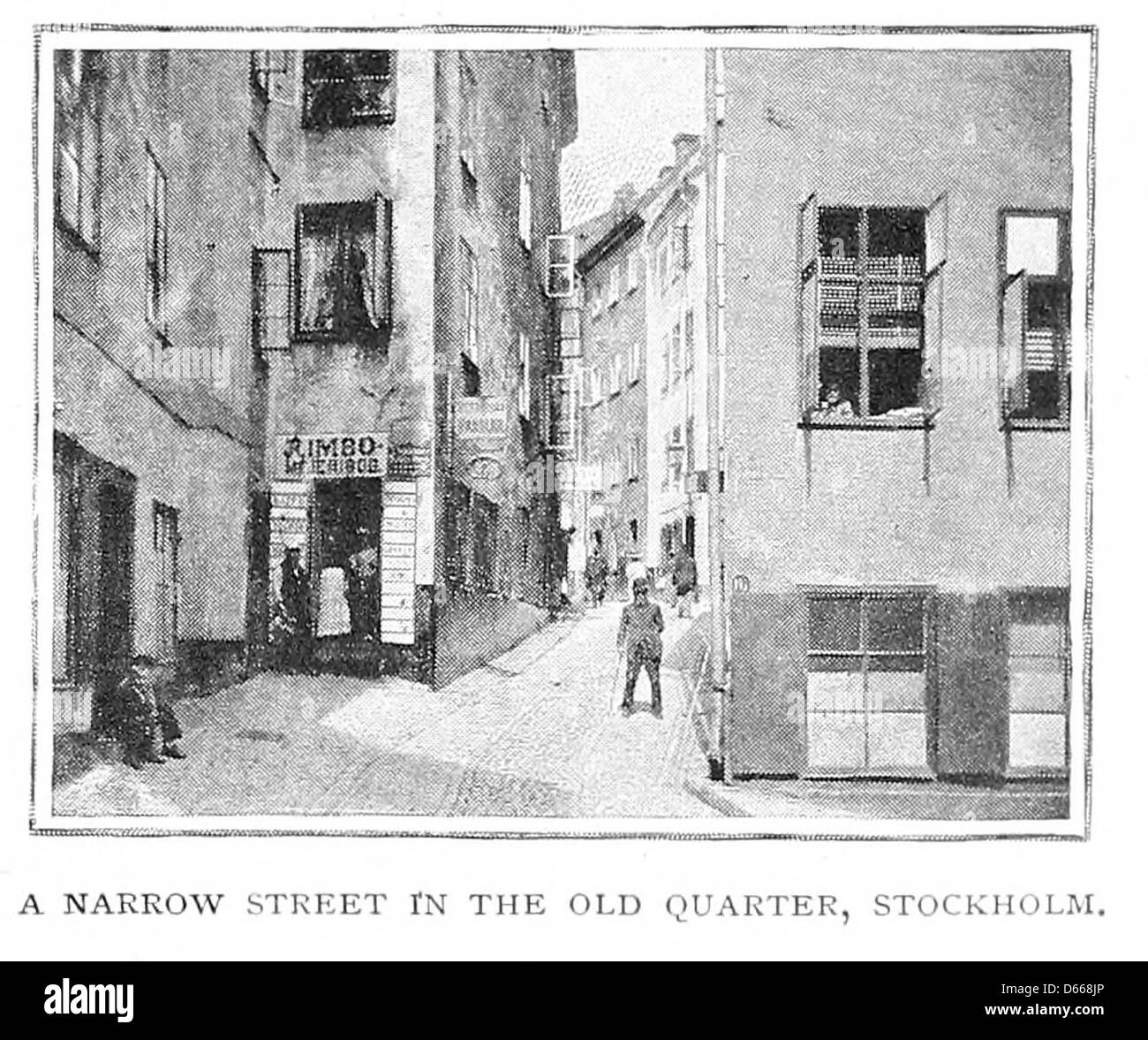 Towns old quarter Black and White Stock Photos & Images - Alamy