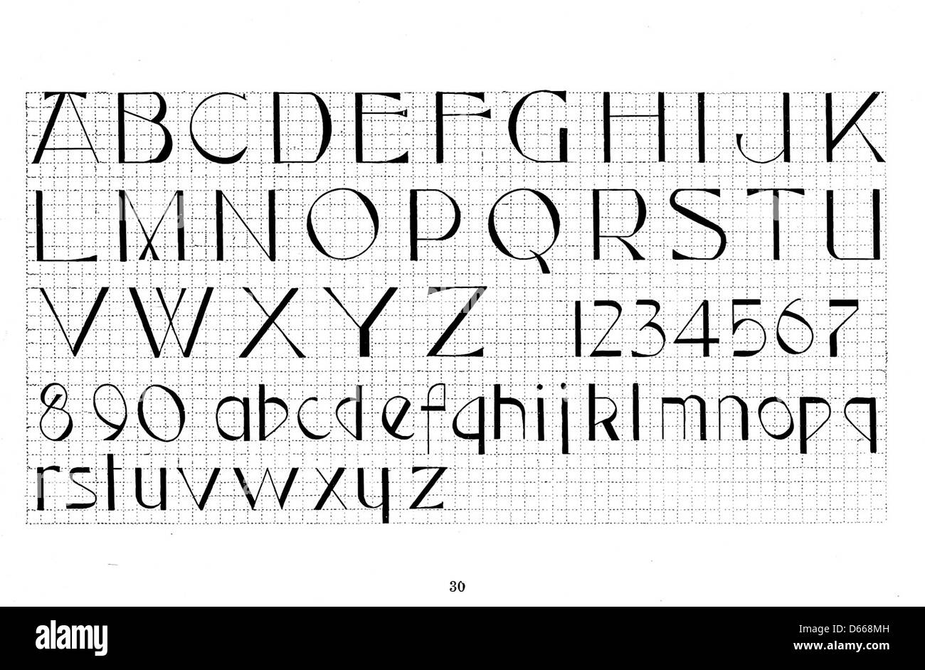 Engineering Lettering A Z