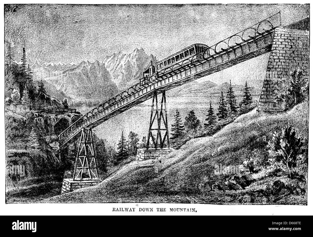 Railwaydownmountain hi-res stock photography and images - Alamy