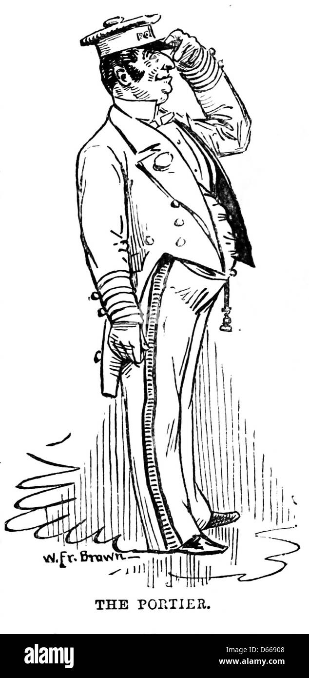 An image from *A Tramp Abroad*, illustrated by W. Fr. Brown, True ...