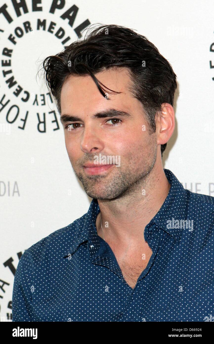 Los Angeles, California, U.S. April 12, 2013. Jason Thompson attends ...