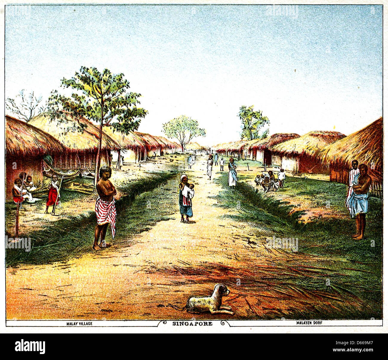 This 1888 travelogue 'A Trip Around the World' includes an illustration ...